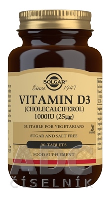 Solgar Vitamín D3 1000 IU - ADC.sk