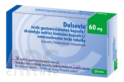 Dulsevia 60 mg tvrdé gastrorezistentné kapsuly - ADC.sk