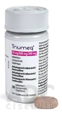 Triumeq 50 mg/600 mg/300 mg - ADC.sk