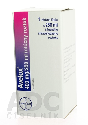 Avelox 400 mg/250 ml infúzny roztok - ADC.sk