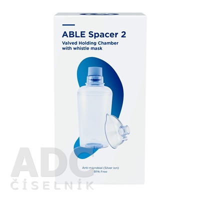 ABLE SPACER 2 + Small Mask Nadstavec inhalačný - ADC.sk