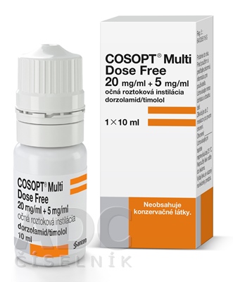 COSOPT Multi Dose Free 20 mg/ml + 5 mg/ml - ADC.sk