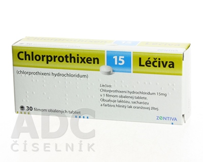 Chlorprothixen 15 Léčiva - ADC.sk