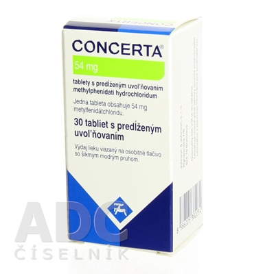 CONCERTA 54 mg tablety s predĺženým uvoľňovaním - ADC.sk