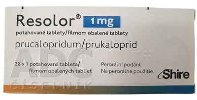 Resolor 1 mg filmom obalené tablety - ADC.sk