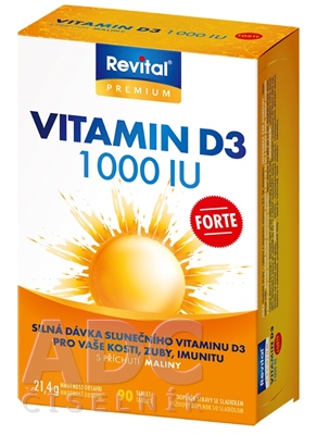 Revital VITAMIN D3 FORTE 1 000 IU - ADC.sk