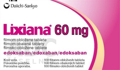 Lixiana 60 mg filmom obalené tablety - ADC.sk