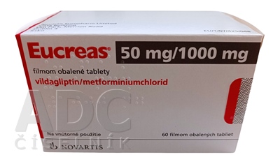 Eucreas 50 mg/1000 mg filmom obalené tablety - ADC.sk