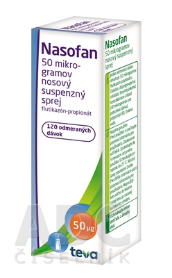 Nasofan 50 µg nosový suspenzný sprej - ADC.sk