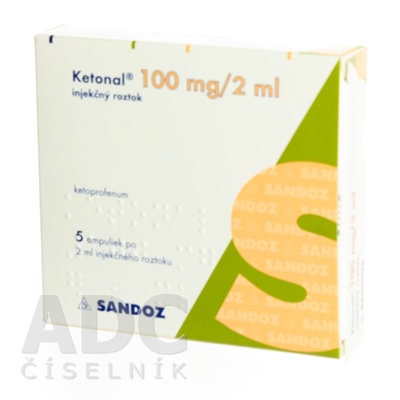 Ketonal 100 mg/2 ml - ADC.sk