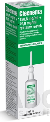 SPC Cleenema 180,8 mg/ml + 79,9 mg/ml - ADC.sk