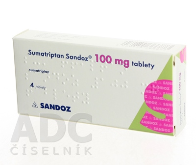 Prerušenie dodávok: Sumatriptan Sandoz 100 mg tablety tbl (blis.Al/Al ...