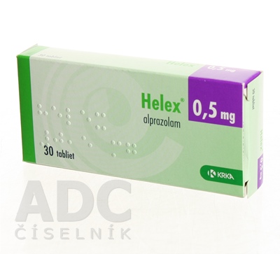 Helex 0,5 mg - ADC.sk