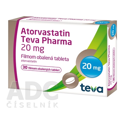 Atorvastatin Teva Pharma 20 mg - ADC.sk