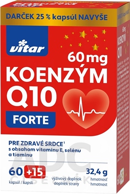 VITAR KOENZYM Q10 FORTE 60 mg - ADC.sk