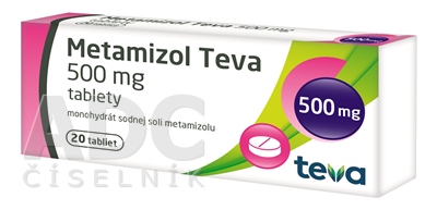 Metamizol Teva 500 mg tablety - ADC.sk