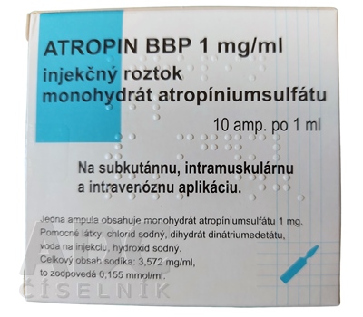 ATROPIN BBP 1 mg - ADC.sk