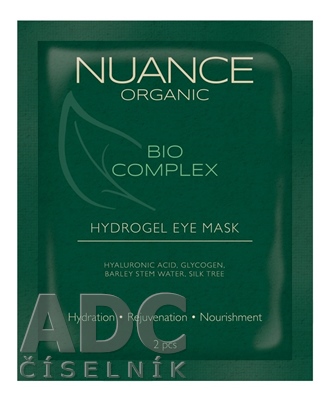 NUANCE ORGANIC BIO COMPLEX HYDROGEL EYE MASK - ADC.sk