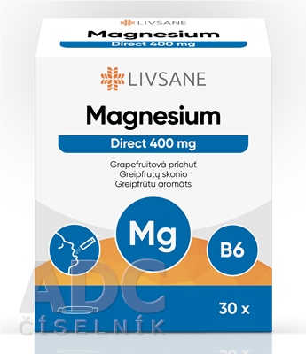 LIVSANE Magnézium Direct 400 mg - ADC.sk