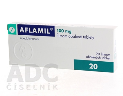 AFLAMIL 100 mg filmom obalené tablety - ADC.sk